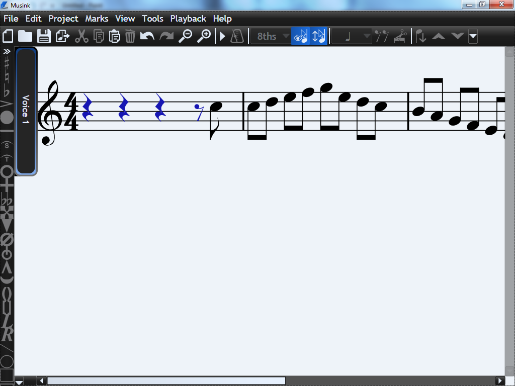 Bars Musink Help Professional And Free Music Notation Software